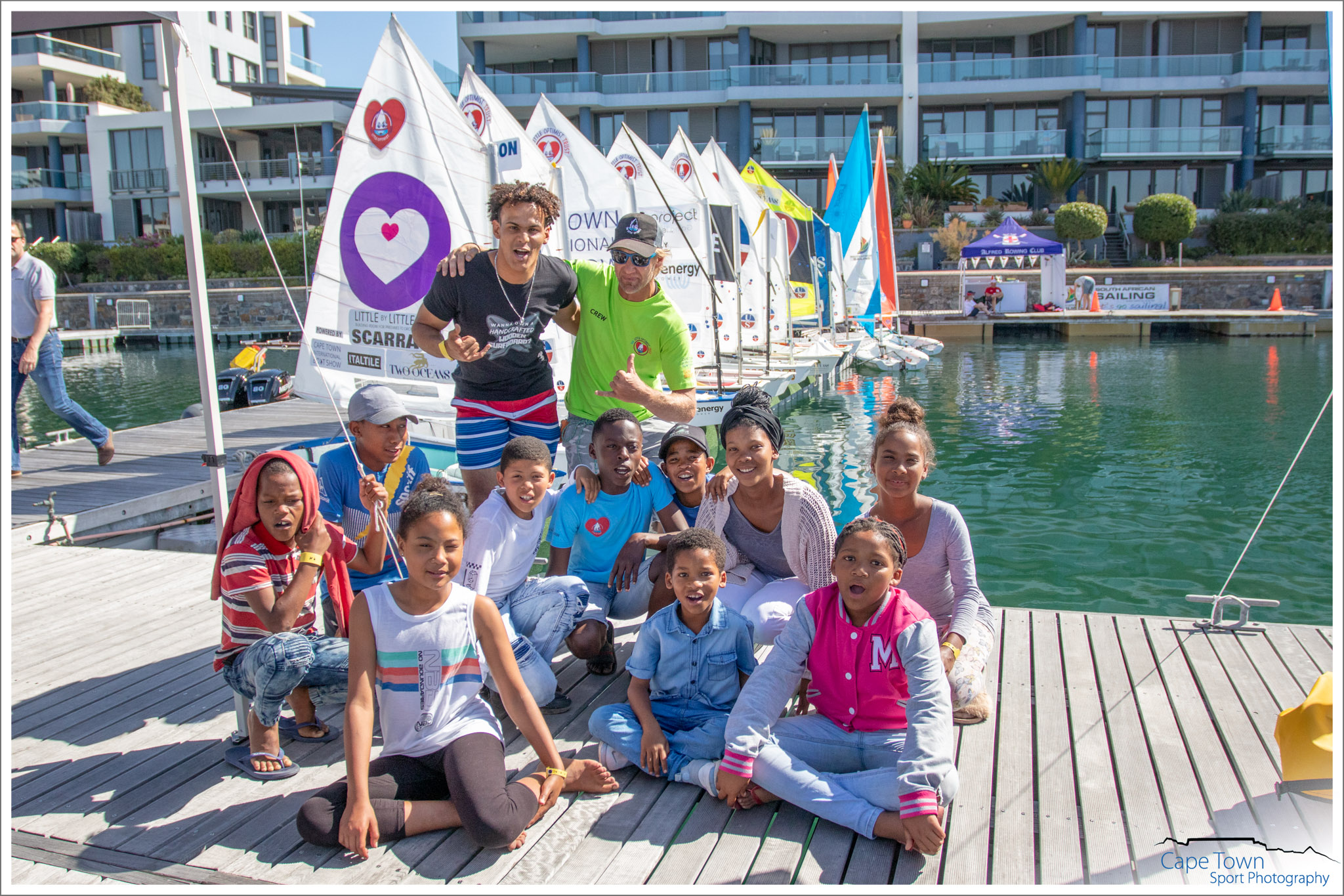 Bertish inspires little sailors – The Little Optimist Trust